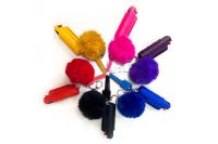 China Self Defense Key Chain Pepper Spray Plastic Shell with alarm Safety for sale
