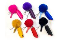 China Self Defense Key Chain Pepper Spray Plastic Shell with alarm Safety for sale