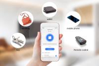 China Anti Lost Portable 75dB Personal Alarm Keychain Wifi Wallet Tracker for sale