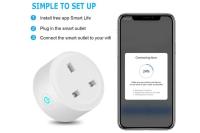 China Wireless 2200w 16A UK Wall Plug 3 Pin Socket For Google Home Alexa for sale