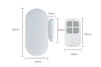China 15m Tele Control 130db House Security Alarm Beeping Door Entry Sensor for sale