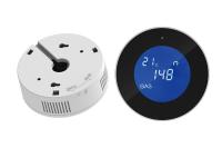 China High Sensitivity Natural Gas Detector Wireless Tuya Wifi Propane Sensor Alarm With LCD Screen for sale