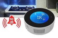 China High Sensitivity Natural Gas Detector Wireless Tuya Wifi Propane Sensor Alarm With LCD Screen for sale
