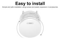 China WiFi Smoke Detector Alarm 10Years Battery Fire Alarm Smoke Detector With Low Battery Warning for sale