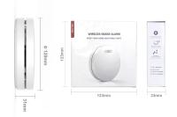 China Ultra Thin Standalone Photoelectric Smoke Detector Sensor Fire Alarm for sale