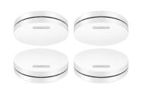 China Ultrathin Home Ssafety 85DB Wireless Interconnected Smoke Alarm Detector With Self Checking for sale