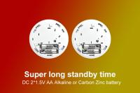 China Wireless Interconnected Smoke Alarm Detector Replaceable Battery Photoelectric Fire Alarm for sale