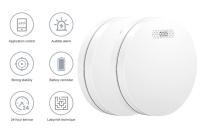 China Ultra Thin Standalone Photoelectric Smoke Detector Sensor Fire Alarm for sale