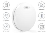 China TUYA WiFi Smoke Detector Self Checking Wireless Smart Fire Smoke Detector With Silence Button for sale