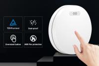 China Wifi Self Checking Smart Tuya Smoke Detector With 85db Fire Sensor for sale