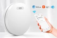 China Ultra Thin Standalone Photoelectric Smoke Detector Sensor Fire Alarm for sale