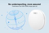 China 10-Year Lithium Battery Interlinked Smoke Alarm Sensor Battery Powered Fire Detector for sale
