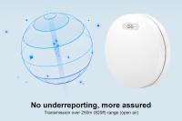 China Interconnected Smoke Alarm Detector Ultra Slim Smoke Sensor 10 Year Lithium Battery for sale