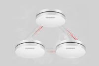 China 10-Year Lithium Battery Interlinked Smoke Alarm Sensor Battery Powered Fire Detector for sale