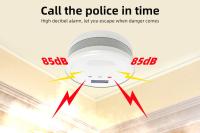China Home Security Wireless Carbon Monoxide Alarm Detector With LED Display for sale