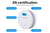 China Home Security Wireless Carbon Monoxide Alarm Detector With LED Display for sale