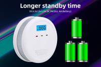China Home Security Wireless Carbon Monoxide Alarm Detector With LED Display for sale