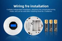 China Combination Smoke And Carbon Monoxide Detector With Display Smoke CO Alarm Detector for sale