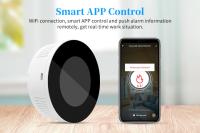 China Tuya WiFi Natural Gas Detector Smart Gas Sensor With Lcd Display for sale