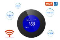 China Tuya WiFi Natural Gas Detector Smart Gas Sensor With Lcd Display for sale