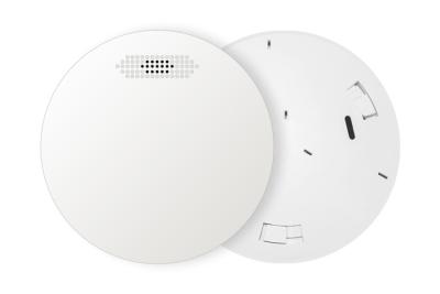 China Tuya WiFi Smoke Detector Ultra Thin Battery Operated Fire Alarm Detector Sensor for sale