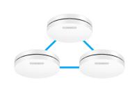 China 10 Year Battery Photoelectric Interlinked Smoke Alarm Battery Powered Smoke Alarm for sale