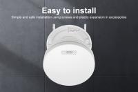 China Tuya WiFi Smoke Detector Ultra Thin Battery Operated Fire Alarm Detector Sensor for sale
