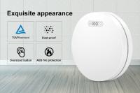 China Tuya WiFi Smoke Detector Ultra Thin Battery Operated Fire Alarm Detector Sensor for sale
