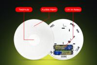 China Standalone Smoke Detector Fire Battery Operated High Sensitivity Smoke Alarm And Carbon Monoxide Detector for sale