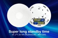 China Portable WiFi Smoke Detector Alarm Combine Co Detector Carbon Monoxide Alarm  With  Low Power Remind for sale