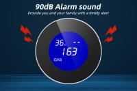 China Wifi Combustible Gas Detector LCD Thermostat Disply Tuya App Control Gas Sensor for sale
