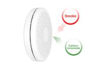 China Combination Smoke CO Alarm With Test Button Photoelectric Smoke Alarm Detector for sale