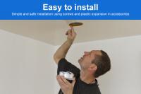China Combination Smoke CO Alarm With Test Button Photoelectric Smoke Alarm Detector for sale