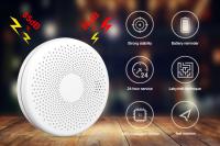 China Combination Smoke CO Alarm With Test Button Photoelectric Smoke Alarm Detector for sale