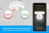 China Tuya Smart Smoke Carbon Monoxide Detector Wireless Smoke Alarm CO Alarm for sale