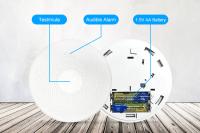 China Tuya Smart Smoke Carbon Monoxide Detector Wireless Smoke Alarm CO Alarm for sale