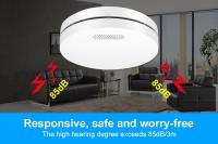 China 10 Year Battery Smoke Detector Fire Alarm Detector Independent Smoke Alarm Sensor for sale