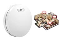 China Photoelectric Smoke Alarm With 10-Year Lithium Battery Battery Operated CO Detector for sale
