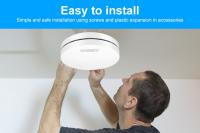China Photoelectric Smoke Alarm With 10-Year Lithium Battery Battery Operated CO Detector for sale