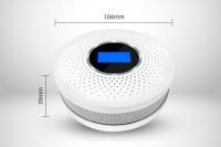 China Portable Fire Co Alarm Battery Operated Smoke And Carbon Monoxide Detector For Home And Kitchen for sale