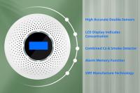 China Portable Fire Co Alarm Battery Operated Smoke And Carbon Monoxide Detector For Home And Kitchen for sale