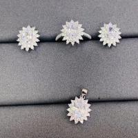 China OEM 925 Sterling Silver Cubic Zirconia Stud Earrings Pendant Ring Jewellery for sale