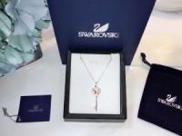 China 18K Gold Branded Silver Jewelry Heart Lock Necklace Key Pendant for sale