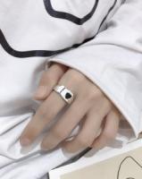 China 8A Cubic Zirconia CZ Women'S 925 Sterling Silver Rings For Couple for sale