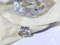 China 8A Cubic Zirconia CZ Women'S 925 Sterling Silver Rings For Couple for sale