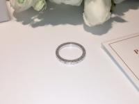 China Cubic Zirconia 925 Sterling Silver Rings For Women Ladies Love Knot Stamped for sale