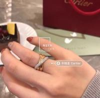 China 3in1 925 Sterling Silver Rings 18K Gold Micro Zirconia Inlay for Wedding for sale