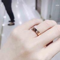China Three Diamond Ring Stamped 925 Sterling Silver Rose Gold Engagement Band Jewelry for sale