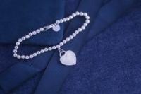China ODM Infinity Bead Love Sterling Silver Bracelet Bangle For Girlfriend for sale