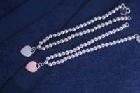 China Unisex S925 Sterling Silver Love Bracelet Beads Heart Pendant Customized for sale